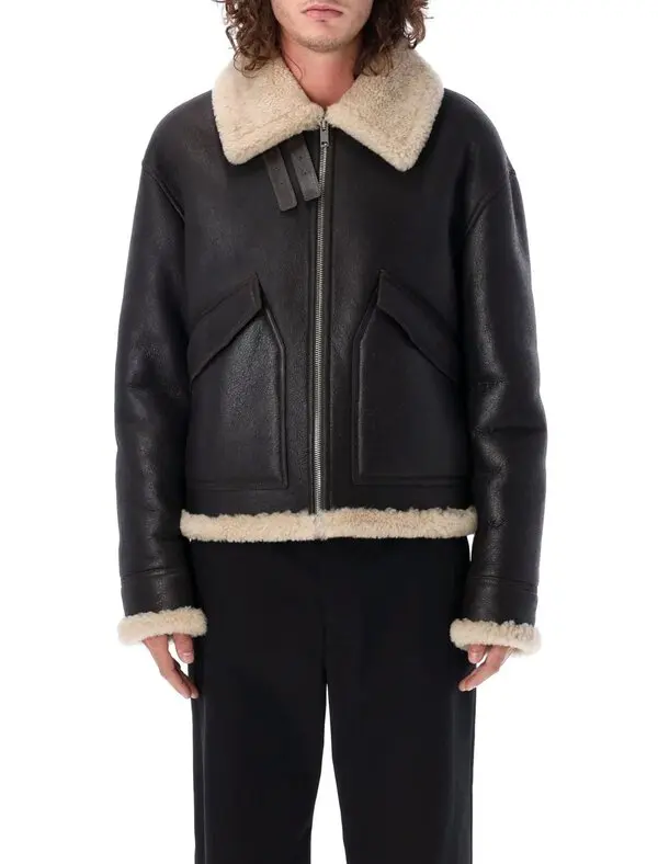 Buy Givenchy Shearling Jacket - Dark Brown At 33% Off | Editorialist