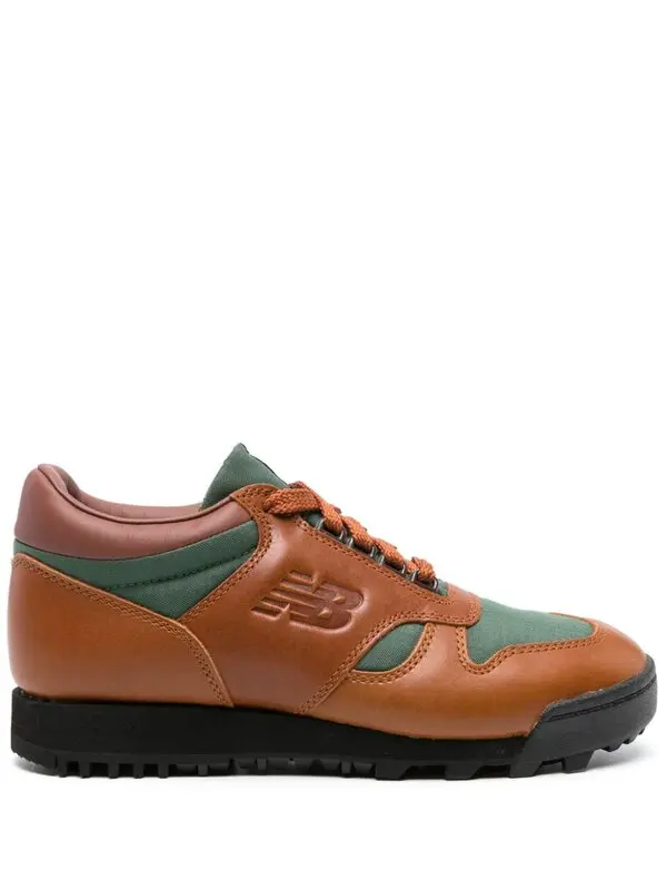 NEW BALANCE Rainier Leather Sneakers - Brown