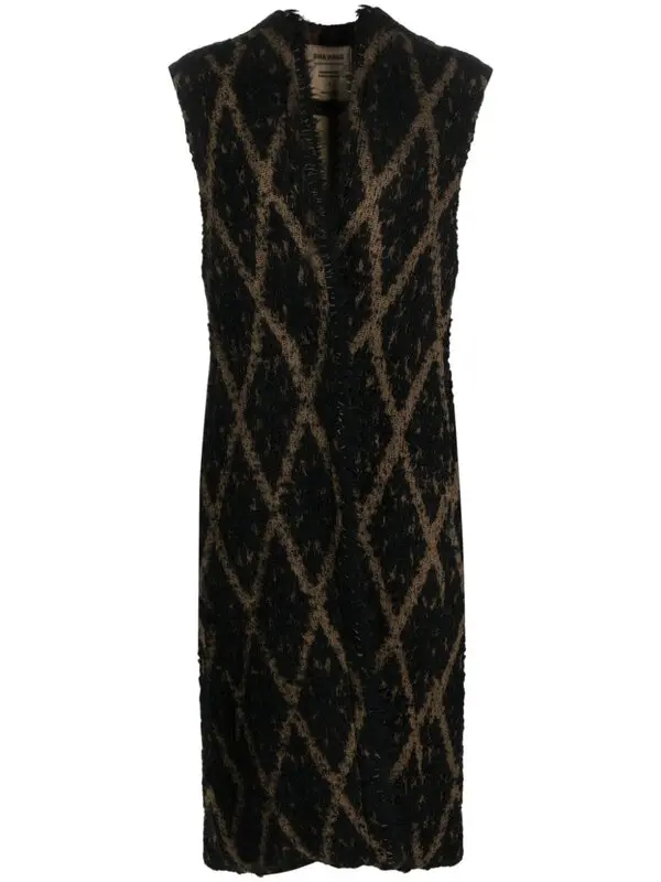 UMA WANG Diamond-pattern Gilet