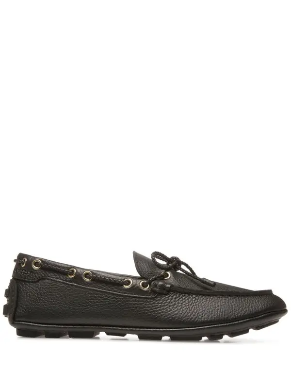 Bally Kyan Leather Loafers - Black