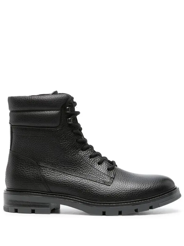 Tommy Hilfiger Padded Leather Ankle Boots