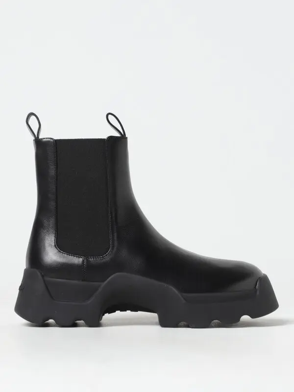 Proenza Schouler Stomp Leather Chelsea Boots - Black | Editorialist
