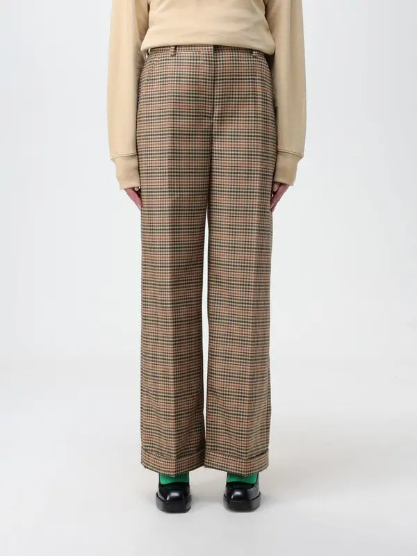 Kenzo Tartan Wool-blend Pants