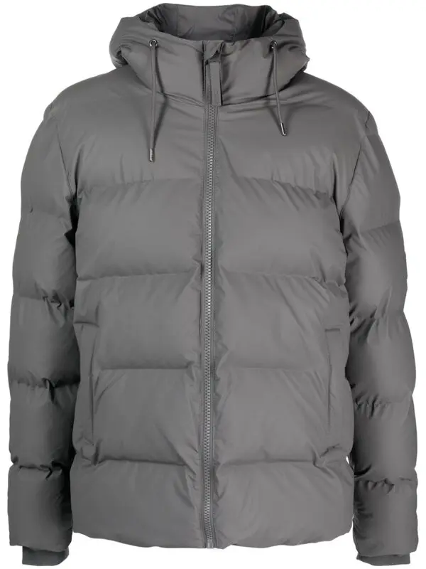 Rains Alta Waterproof Padded Jacket - Grey