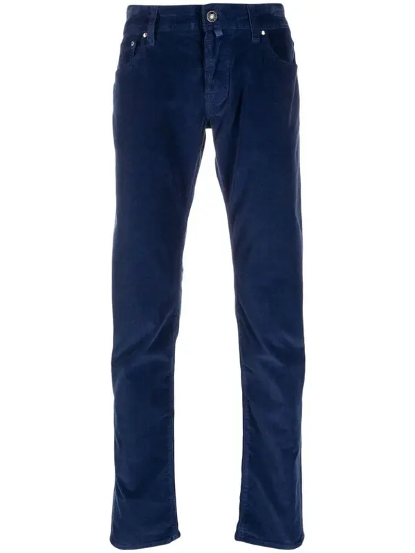 Jacob Cohen Low-rise Straight-leg Corduroy Trousers