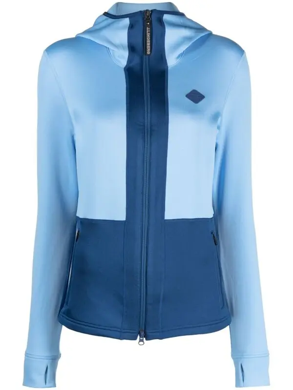 J. Lindeberg Logo-patch Two-tone Hoodie