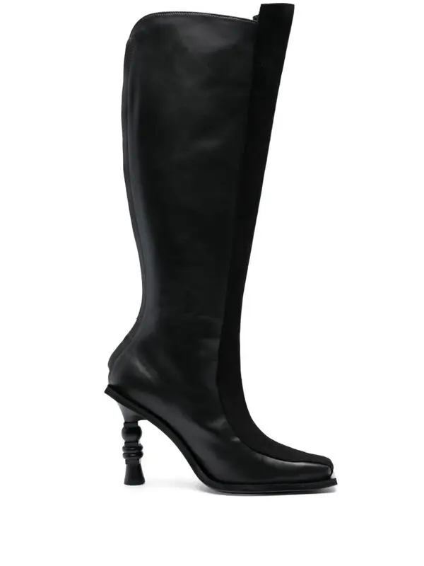 Ahluwalia Chikari 110mm Zebra-print Boots