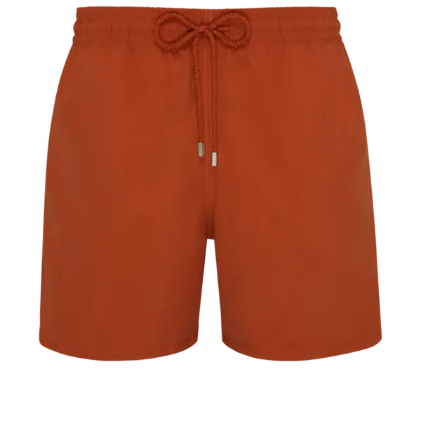 Vilebrequin Swim Trunks Solid X Highsnobiety Swimsuit Moorea - Red