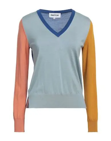 Partow Knitted Multicolor V-neck Sweater