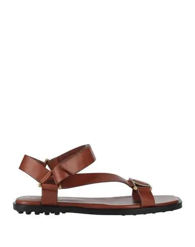 TOD'S Leather Sandals - Brown