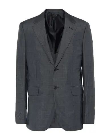 Dunhill Blazer Size Wool, Mulberry Silk - Blue