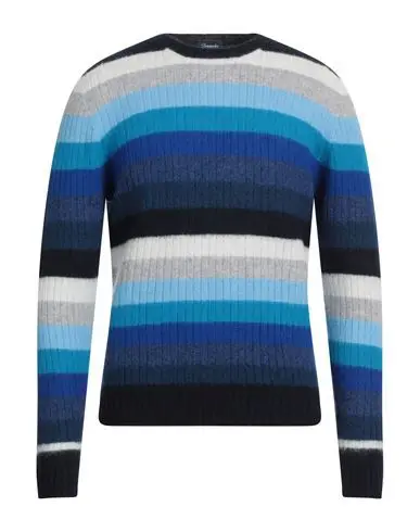 DRUMOHR Lambswool Striped Sweater - Blue