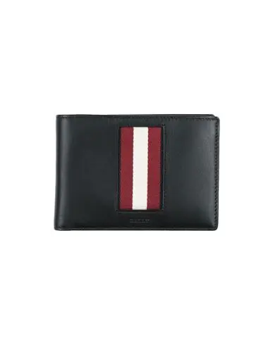 Buy Bally Wallet Bovine Leather, Textile Fibers - Black At 35% Off ...