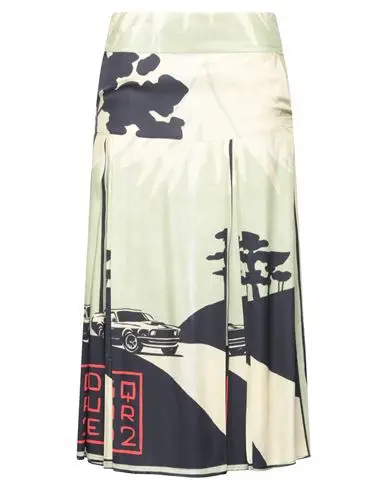 Dsquared2 Pleated Flared Midi Skirt