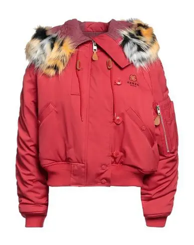 Kenzo Twill Bomber Jacket With Detachable Application