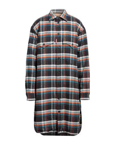 Dsquared2 Tartan Cotton Coat - Blue