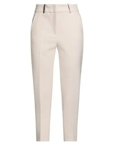 Peserico Tapered Crepe Pants - Off White
