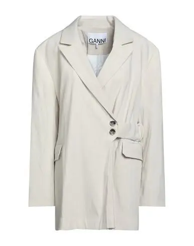 GANNI Blazer With Lapel Collar