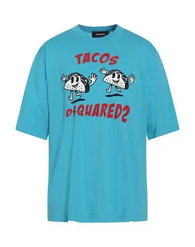 Dsquared2 T-shirt Azure Size Cotton