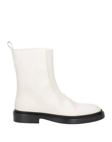 JIL SANDER Ankle Chelsea Boots - Off White