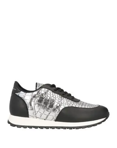 GIUSEPPE ZANOTTI Soft Leather Sneakers - Silver