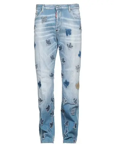 Dsquared2 Straight Leg Jeans With Embroidered Detailing