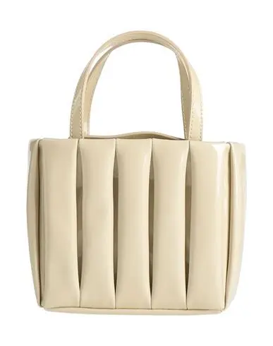 THEMOIRE Coated Fabric Tote - Beige