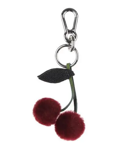 Autumn Cph Key Ring Metal, Textile Fibers In Red - 35% Off  