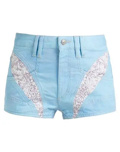 Isabel Marant Light Cotton Denim Hot Pants