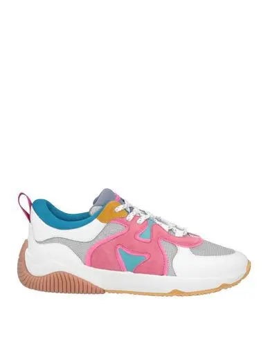 Hogan Low-top Sneakers In Leather And Techno Fabric - Grey