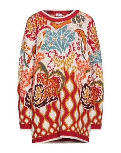 Etro Printed Knit Sweater - Red