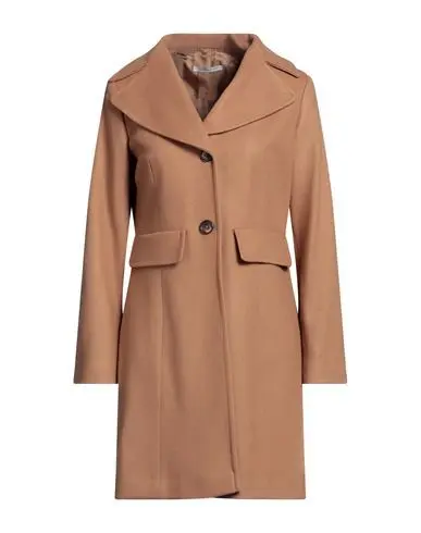 BIANCOGHIACCIO Felted Single-breasted Coat - Beige