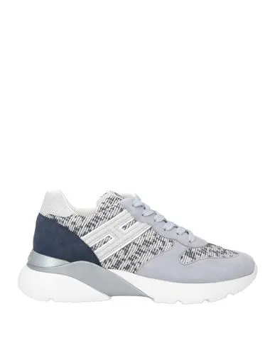 Hogan Low-top Sneakers With Wedge Heel - Grey