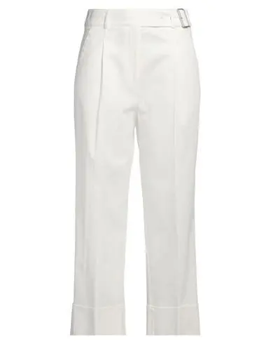 Peserico Straight-leg High-waisted Pants - Off White