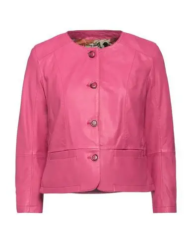 Buy BULLY Suit Jacket Fuchsia Lambskin - Pink At 37% Off | Editorialist