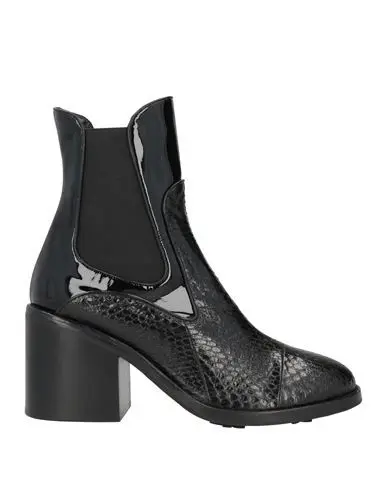 FABRIZIO VITI Ankle Boots With Snakeskin Print