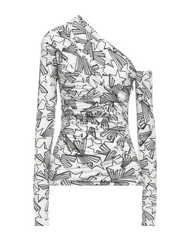 MSGM One-shoulder Top - White