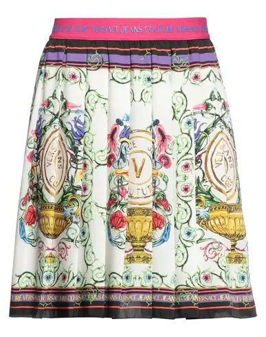 Versace Polyester Mini Skirt - White