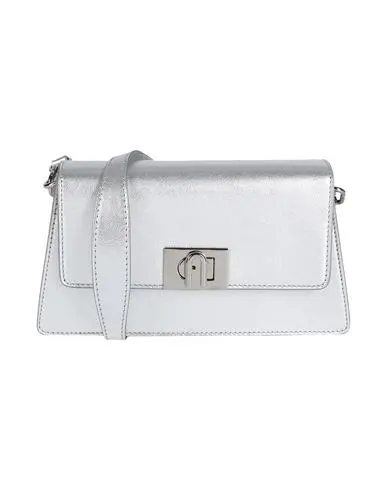 Furla Calfskin Shoulder Bag - Silver