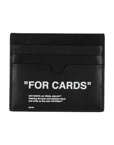 OFF-WHITE™ Off-white Document Holder Soft Leather