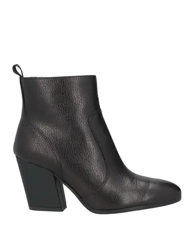 Hogan Leather Ankle Boots - Black