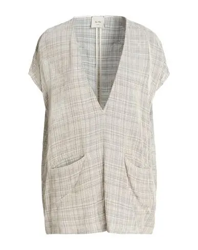 ALYSI Checked Top - Beige