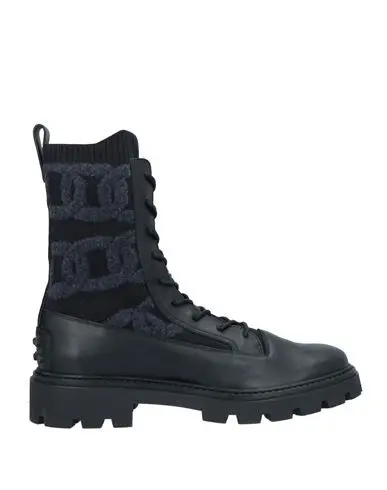 TOD'S Ankle Boots In Leather And Textile Fibers