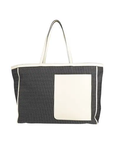 VALEXTRA Handbag In Polyamide, Polyester, Kevlar And Calfskin - White
