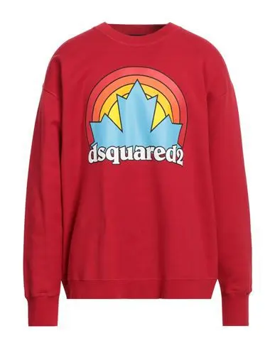 Dsquared2 Cotton Fleece Sweatshirt - Red