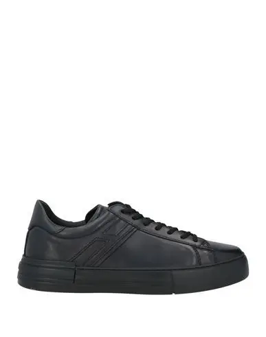 Hogan Soft Leather Sneakers - Black