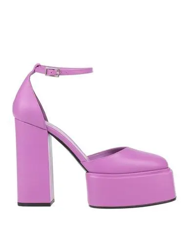 3JUIN Leather Pumps - Purple