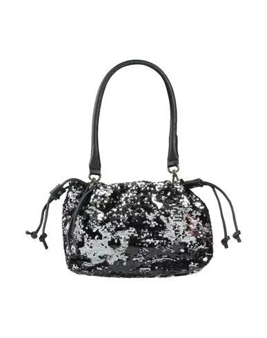 CORSIA Sequined Handbag - Black