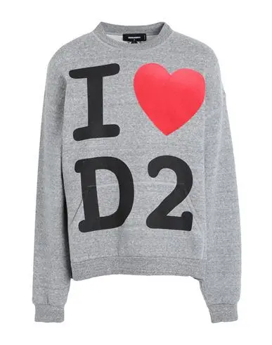 Dsquared2 Sweatshirt In Cotton, Lyocell, And Elastane - Grey