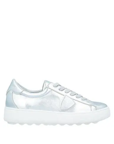 Philippe Model Leather Sneakers - Silver